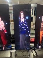 China Foldable Dual-Sided LED Poster Display with P1.56 Pixel Pitch and 33mm Ultra-Thin Panel for Independent Content Playback for sale