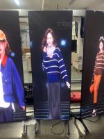 China Indoor P1.56 GOB LED Poster Display with 3000nit High Brightness Anti-Collision Protection and Ultra-Thin 33mm Cabinet for sale