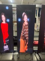China P1.56 Pixel Pitch WiFi Control Portable LED Screen with 33mm Ultra-Thin Floor Standing Design for sale