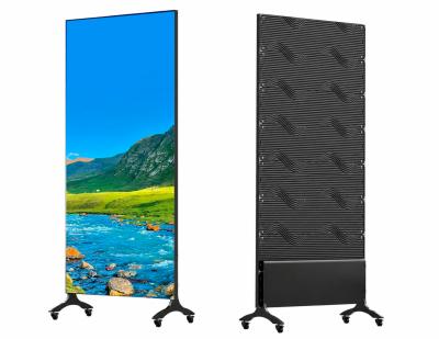 China P2.604 Indoor LED Poster Display with 800nit Brightness 33mm Ultra-thin Cabinet and Front Access Service for sale