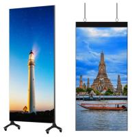 China P2.9 Indoor LED Poster Display with 800nit Brightness 33mm Ultra-Slim Cabinet and Front Access Service for sale