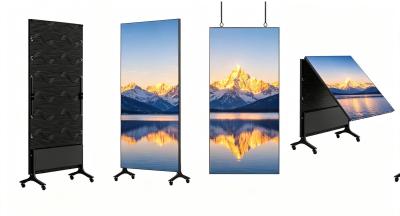 China P1.95 Indoor LED Poster Display with 800nit Brightness and Fanless Silent Design for Quiet Environments for sale