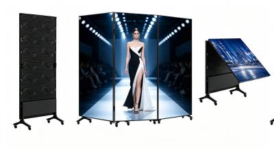 China P1.95 Pixel Pitch Foldable LED Poster Display with 800nit Brightness for Indoor Video Wall for sale