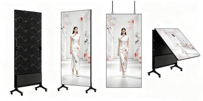 China P2.976 USB Plug-and-Play LED Poster Display with 800nit High Brightness and 33mm Ultra-Slim Cabinet for sale