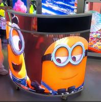 China Column Wrapping Creative LED Display with 650nit Brightness Magnetic Front Maintenance and 3840Hz Refresh Rate for sale