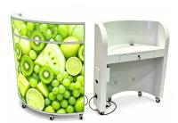 China U Shape GOB P2.5 LED Display with 650nit Brightness and Magnetic Front Maintenance for Indoor Front Desk for sale