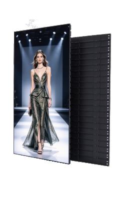 China Rolling Retractable Portable LED Poster Screen P0.78-P3.9mm 3840Hz WiFi Digital Signage for sale