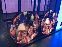 China High Brightness 3840Hz Refresh Rate Circle LED Screen Rear Service for sale