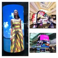 China P1.875mm Flexible Curved LED Screen Display IP43 Indoor 800cd/Sqm for sale