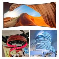 China Soft 3840Hz Seamless Curved LED Screen P2mm 240x120mm Energy Saving for sale