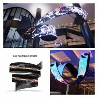 China Soft 3840Hz Seamless Curved LED Screen P2mm 240x120mm Energy Saving for sale