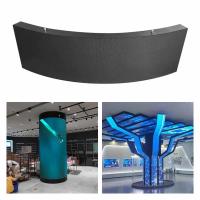 China Indoor P3mm Curved LED Screen Soft LED Module 2880Hz Front Magnetic Maintenance for sale