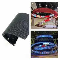 China Indoor P3mm Curved LED Screen Soft LED Module 2880Hz Front Magnetic Maintenance for sale