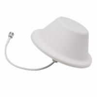 China N Female White RG58 Cable 700MHz-2700MHz 5dBi Ceiling Antenna For Repeater for sale