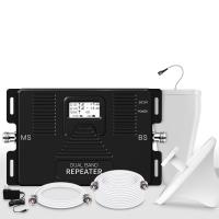 China Improve Your 4G Signal Booster High Gain 70dB Dual Band Repeater 900MHz 1800MHz for sale