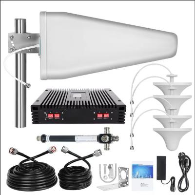 China Tri Band GSM900 1800 2100Mhz Mobile Network Signal Booster Repeater Amplifier for sale