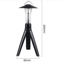 China Mini Tripod Usb Rechargeable Camping Lights Lantern 3W 3.7V Lightweight for sale