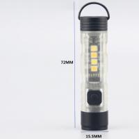 China 5050 Overhead Rechargeable Camping Flashlight Magnetic Hook Customized for sale