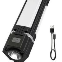 China Telescopic Outdoor Camping USB Rechargeable Camping Lights Emergency Flashlights Lantern for sale