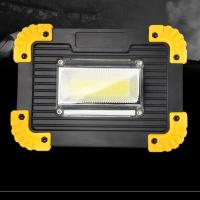 China Round Outdoor COB Rechargeable Camping Lights 100W 110V-220V for sale