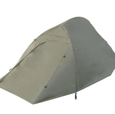 China Double Decker Mountaineering Shelter 1 Person Lightweight Trekking Tent 2000mm Waterproof for sale