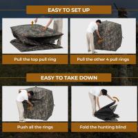 China Waterproof Camouflage Birdwatching Tent 270° Transparent For Hunting for sale