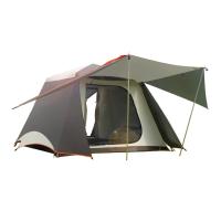 China Silver Coating Sunscreen Lightweight Waterproof Tent Wind Resistant For Family Beach Camping for sale