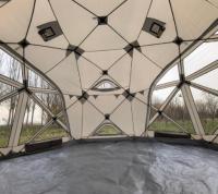 China 2000mm Waterproof Groundcover Outdoor Foldable Tent 200D Oxford Fabric Wind Resistance for sale