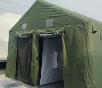 China Fireproof First Aid Lightweight Inflatable Tent Shelter PVC Laminated Airtightness for sale
