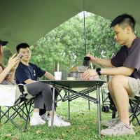 China Butterfly Portable Canopy Tent Sunshade Outdoor Vinyl Camping Windproof Waterproof for sale