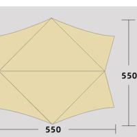 China OEM Outdoor Camping Sun Shade Beach Canopy Picnic Sun Protection Rain Shelter for sale