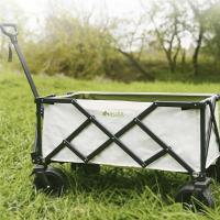 China Tear Resistant Folding Cart Camping Wagon Trolley Adjustable 12kg for sale