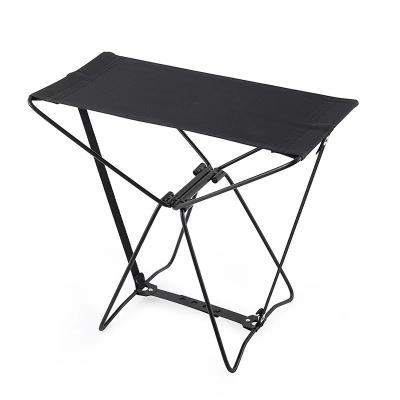 China Stainless Steel Outdoor Folding Maza Chair Collapsible Stool Camping Portable 1kg for sale