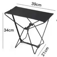 China Stainless Steel Outdoor Folding Maza Chair Collapsible Stool Camping Portable 1kg for sale