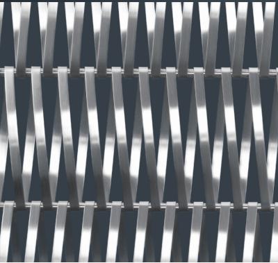 China GKD ESCALE 7x1i GKD Material:Aluminium Spirals:7x1mm Round wire:diameter 7mm Spiral pitch:20mm Spiral pitch:100mm Thickness:27mm for sale