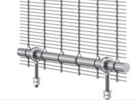 China Round bar with eyebolts For cable mesh With the slide-in round bar + eyebolt fixing system, weft wires are removed from the metal mesh and replaced by a load-distributing round bar. Eyebolts are used for sale
