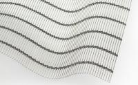 China GKD LAGO Material: Stainless steel  Cable group:4X diameter 1mm Weft wire: diameter 2mm Pitch cable group:36mm Weft wire pitch:4mm Thickness: 3.5mm for sale