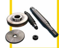 China SPERI Output shaft  Clean out conveyor reducer  Parts for cleanout conveyor reducer  Worm and gear Gear Output shaft Driving pulley  Bearing housing for driving pulley Tension pulley for sale