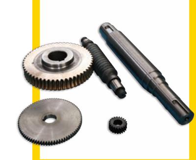 China SPERI Output shaft  Clean out conveyor reducer  Parts for cleanout conveyor reducer  Worm and gear Gear Output shaft Driving pulley  Bearing housing for driving pulley Tension pulley for sale