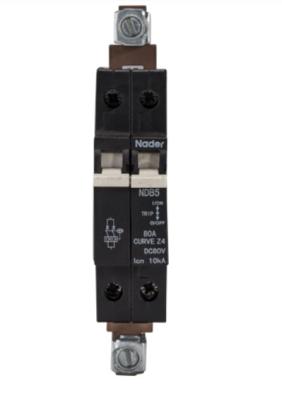 China Nader Circuit Breaker NDB5 Series Hydraulic Electromagnetic Circuit Breaker 0.5A  1A 63A 150A AC230/400V, AC250V, AC480/277V (50/60Hz) or DC80V for sale