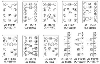 China XINJI Xinchangjiang JS-11D series power-off delay integrated circuit time relay JS-11D/133P JS-11D/134P JS-11D/141P JS-11D/142P JS-11D/143P JS-11D/144P JS-11D/151P JS-11D/152P JS-11D/153P JS-11D/154P for sale