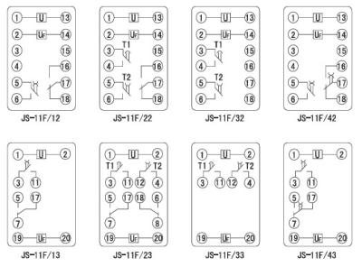 China XINJI Xinchangjiang JS-11F series power-off delay integrated circuit time relay JS-11F234 JS-11F321 JS-11F322 JS-11F323 JS-11F324 JS-11F331 JS-11F331 JS-11F332 JS-11F333 JS-11F334 JS-11F421 JS-11F422 for sale