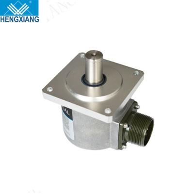 China Flange 65mm Rotary Motor Incremental Encoder 5000ppr Solid Shaft 15mm for sale