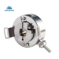 China Waterproof Stainless Stain Through Shaft Encoder 5000ppr 8 Pole 12mm for sale