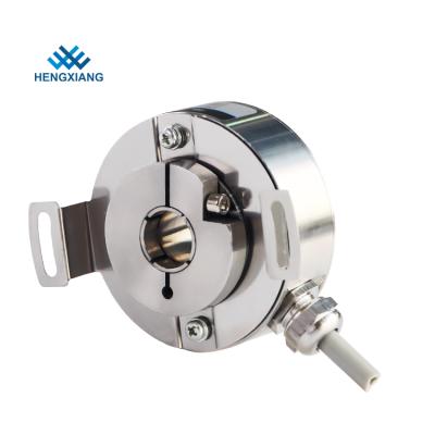 China Waterproof Stainless Stain Through Shaft Encoder 5000ppr 8 Pole 12mm for sale