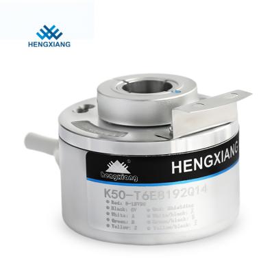 China DC30V K50 10mm Hollow Shaft Incremental Encoders for sale