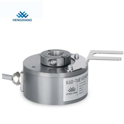 China K80 Hollow Shaft Incremental Encoders , 1800 Pulse Incremental Rotary Encoder For Packing Machinery for sale