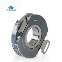 China Digital Optical Rotary Pulse Encoder Single Bearing 25mm Hollow Shaft UVW 8 Pole for sale