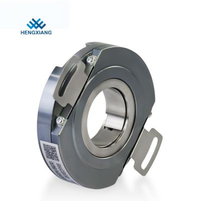 China Digital Optical Rotary Pulse Encoder Single Bearing 25mm Hollow Shaft UVW 8 Pole for sale
