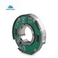 China 2500 / 8 Ppr Incremental Rotary Encoder Single Bearing Extra Thin Through Hole for sale